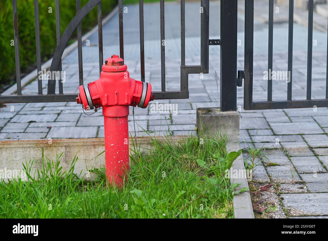 Fire hydrant. fire safety concept Stock Photo - Alamy