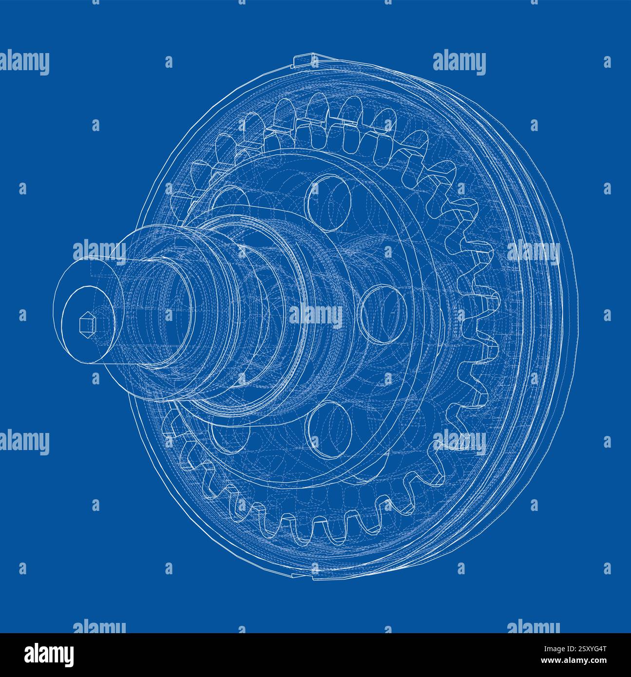 Wave Reducer. Vector illustration, 3d render Stock Vector Image & Art ...