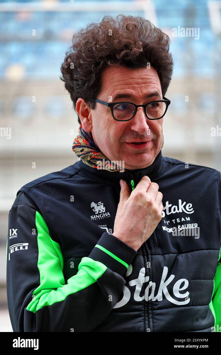 Sakhir, Bahrain. 26th Feb, 2025. Mattia Binotto (ITA) Sauber Motorsport ...