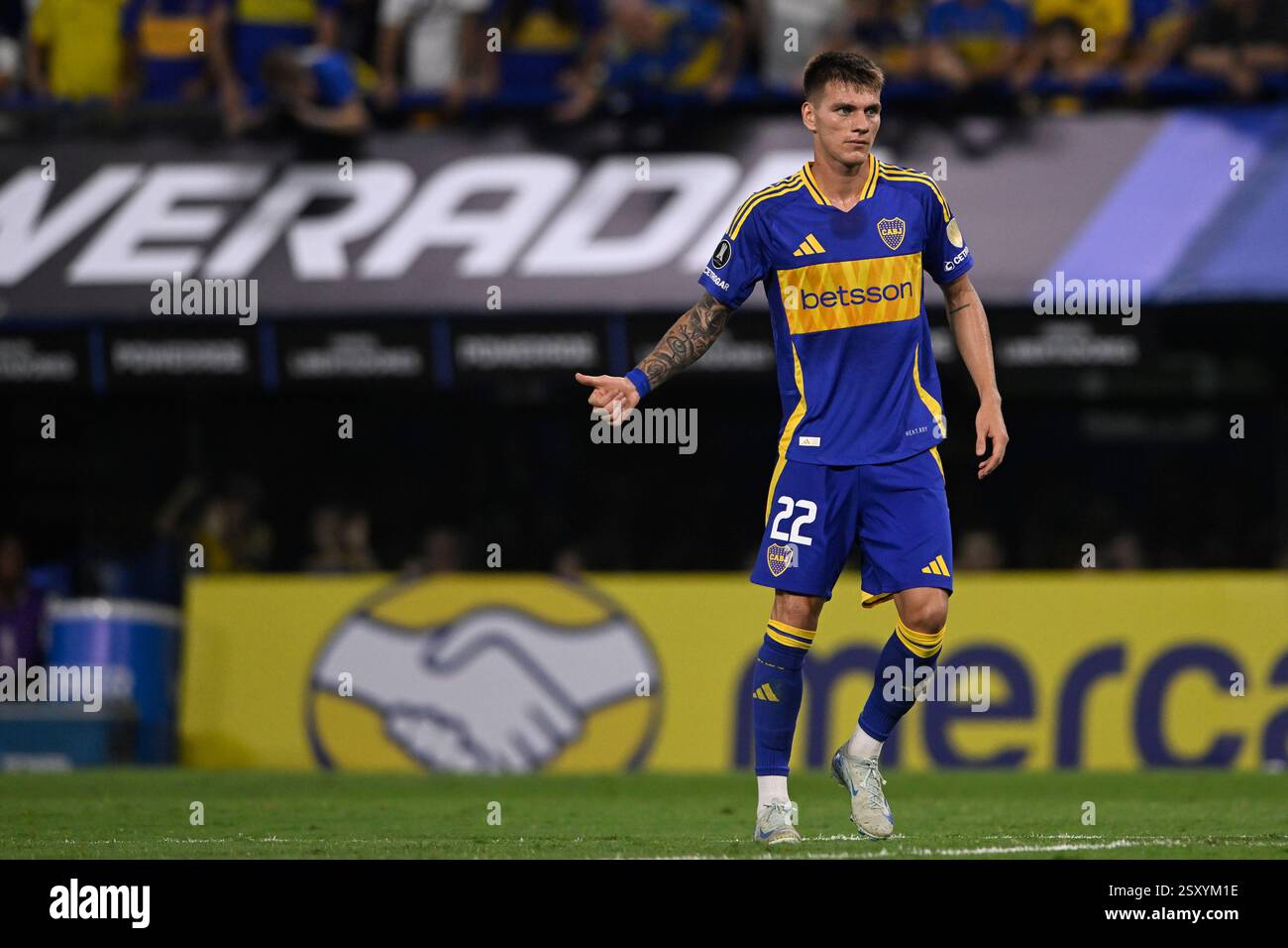 Argentina, Buenos Aires 25 February 2025: Kevin Zenon of Boca Juniors ...