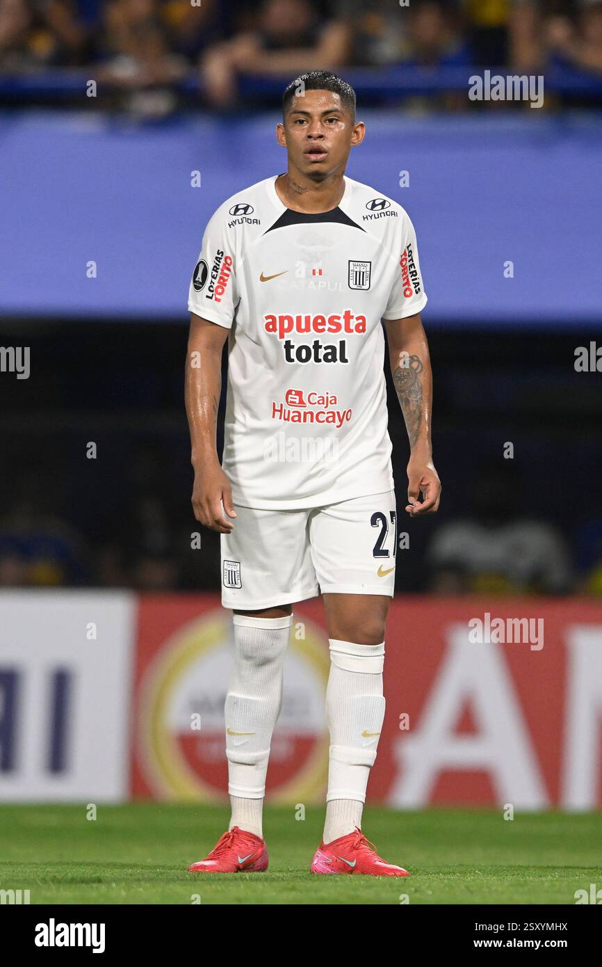 Argentina, Buenos Aires 25 February 2025: Kevin Quevedo of Alianza Lima ...