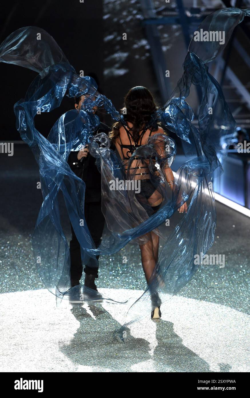 The Weeknd performs on the runway during the Victoria's Secret Fashion ...