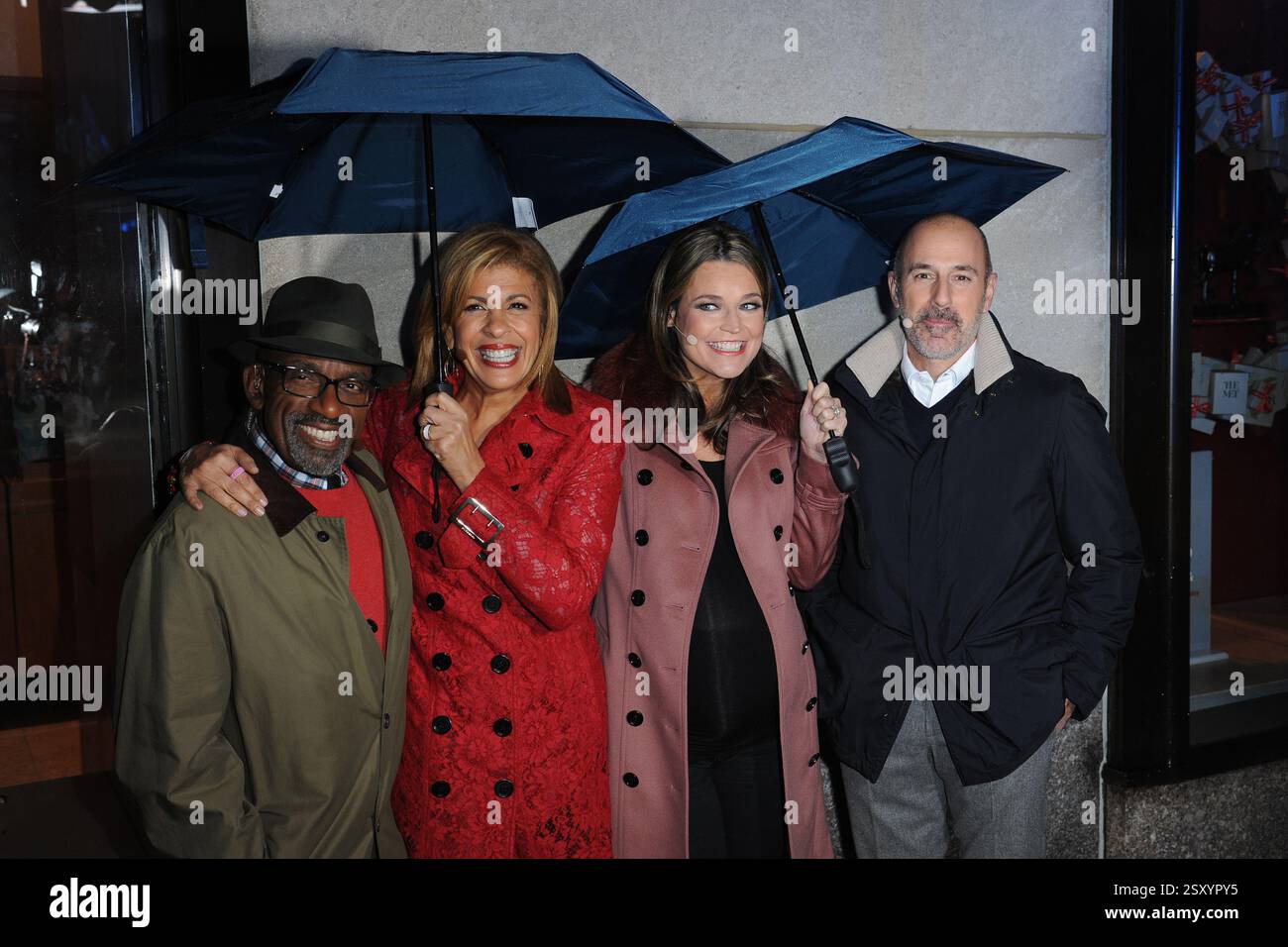 Al Roker, Hoda Kotb, Savannah Guthrie and Matt Lauer attend The ...