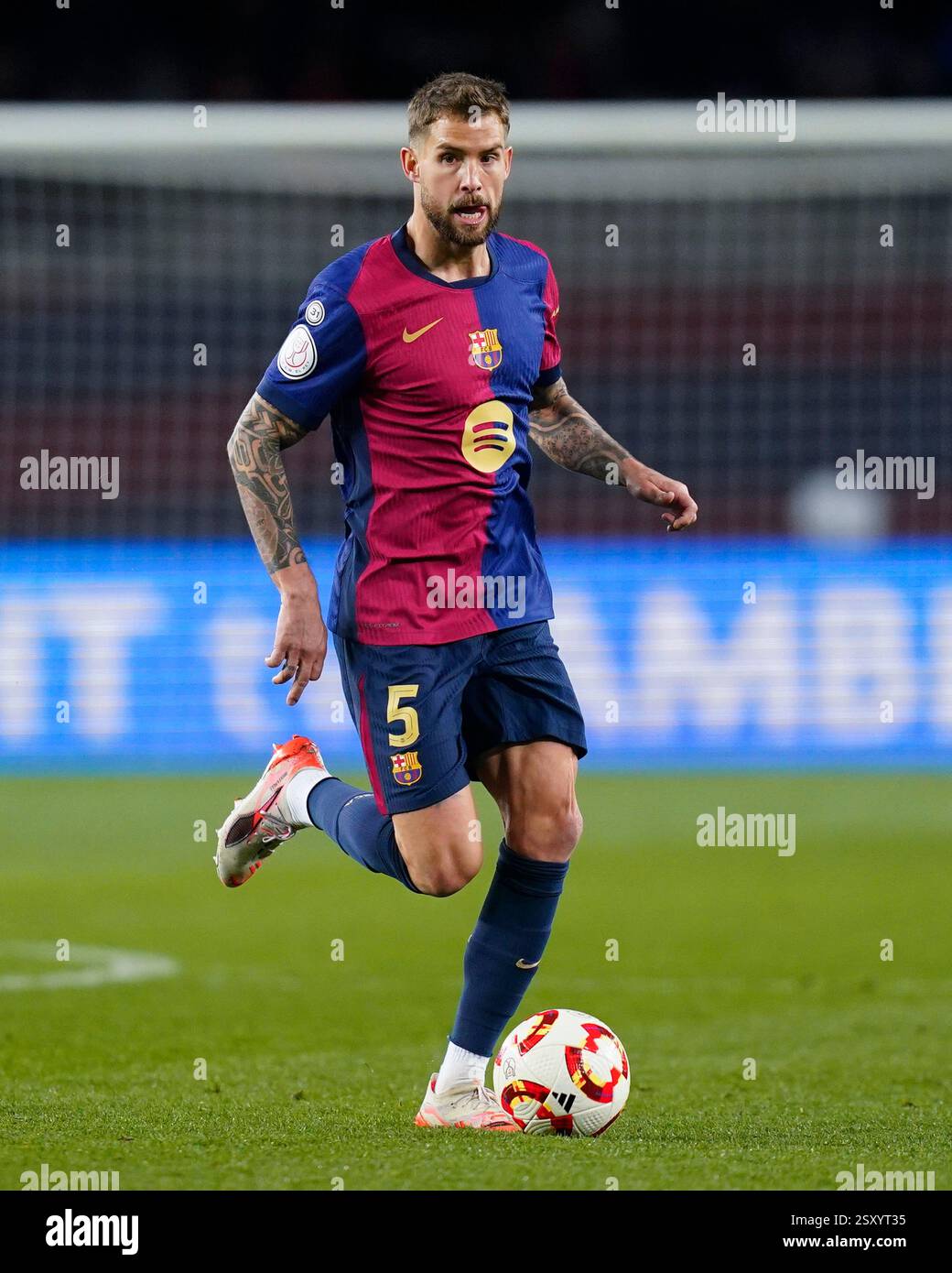 Barcelona, Spain. 25th Feb, 2025. Inigo Martinez of FC Barcelona during ...