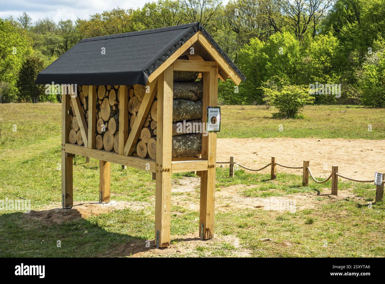 Insect asylum, insect box, insect hotel, bee house, an artificial help ...