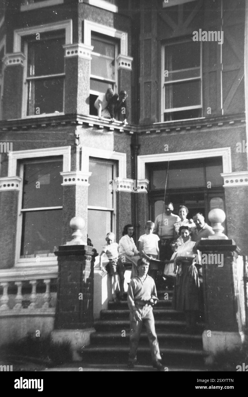 Guys on holiday Black and White Stock Photos & Images - Alamy