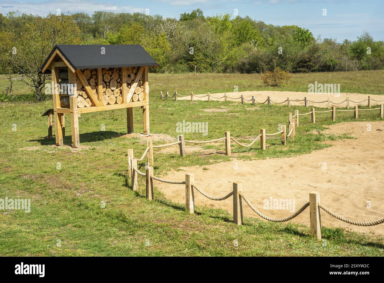 Insect asylum, insect box, insect hotel, bee house, an artificial help ...