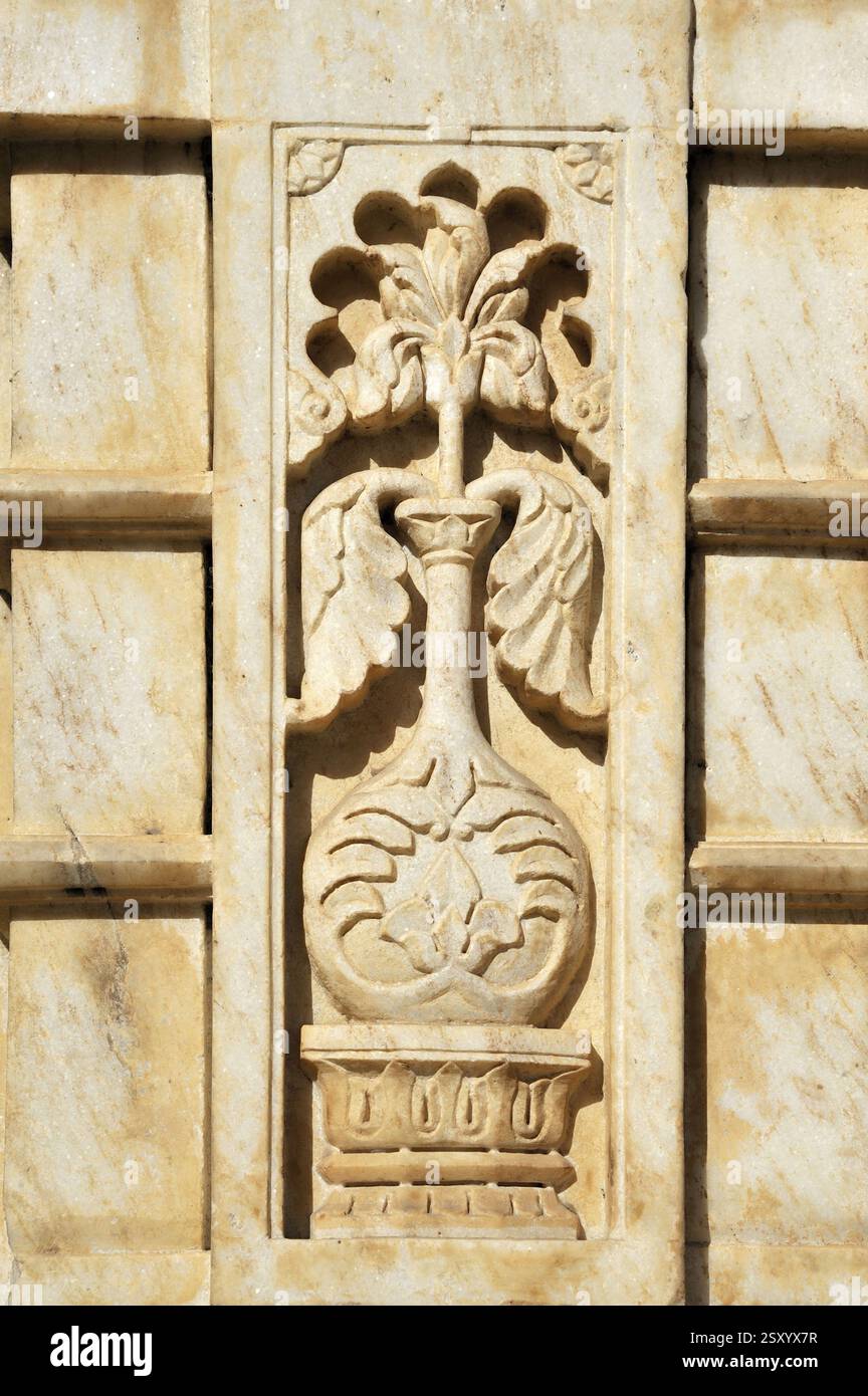 Decorative design on cenotaph chhatri royal tomb at ahar in udaipur at ...