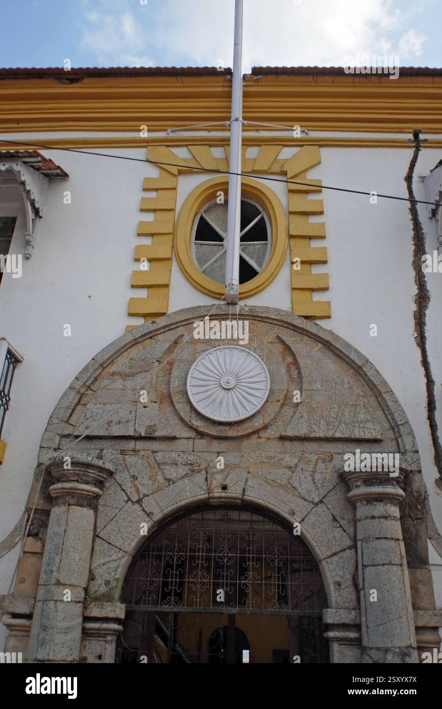 Entrance of building at Mahatma Gandhi Road Panjim, Goa, India, Asia ...