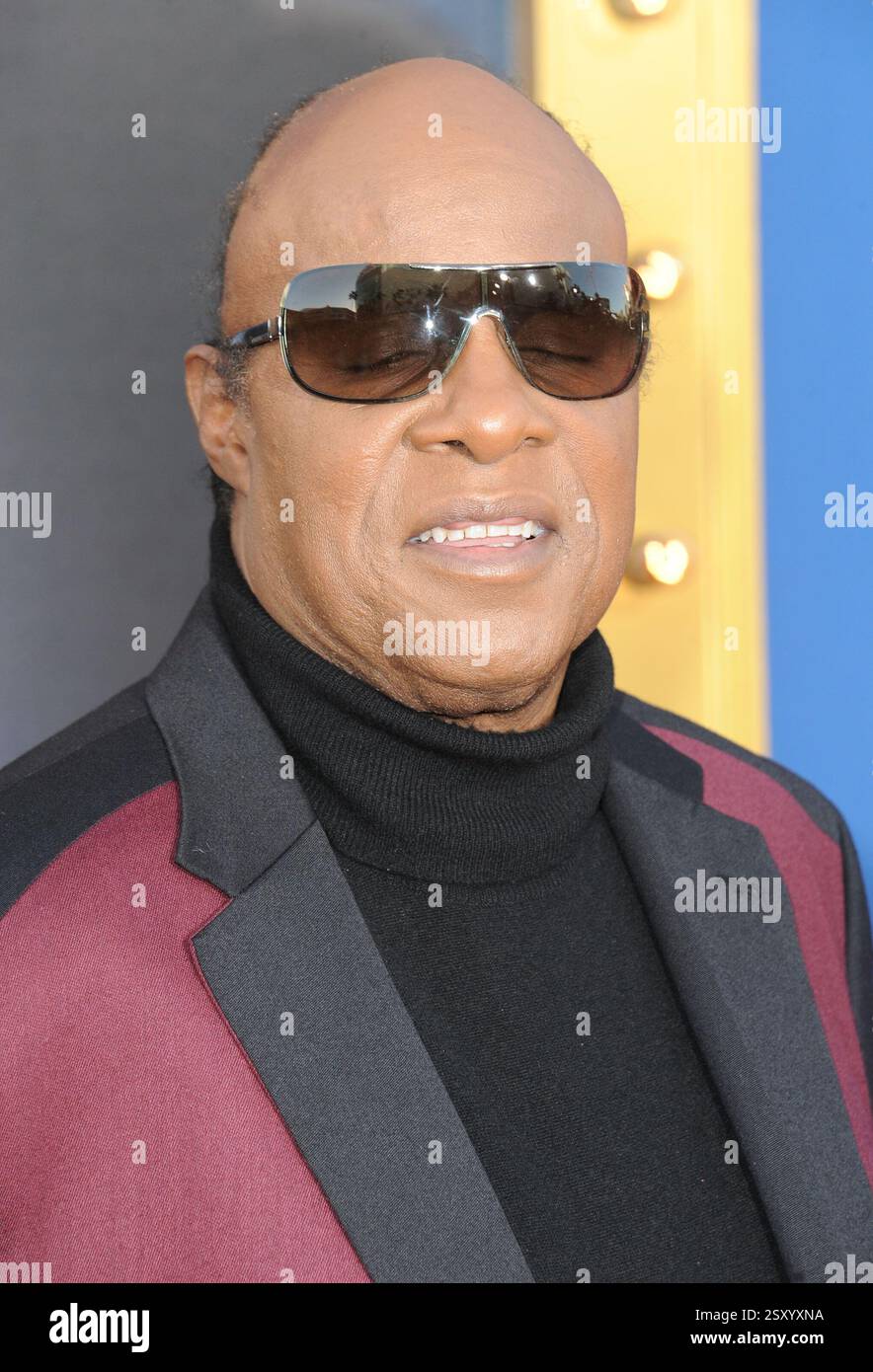 Stevie Wonder arriving at the premiere of 'Sing' on December 3, 2016 in ...