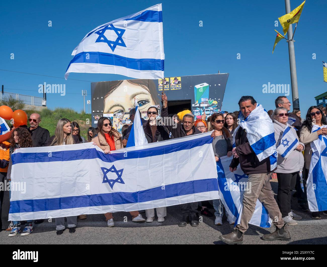 Sderot, Israel. 26th Feb, 2025. Sderot, Israel, February 26, 2025 ...