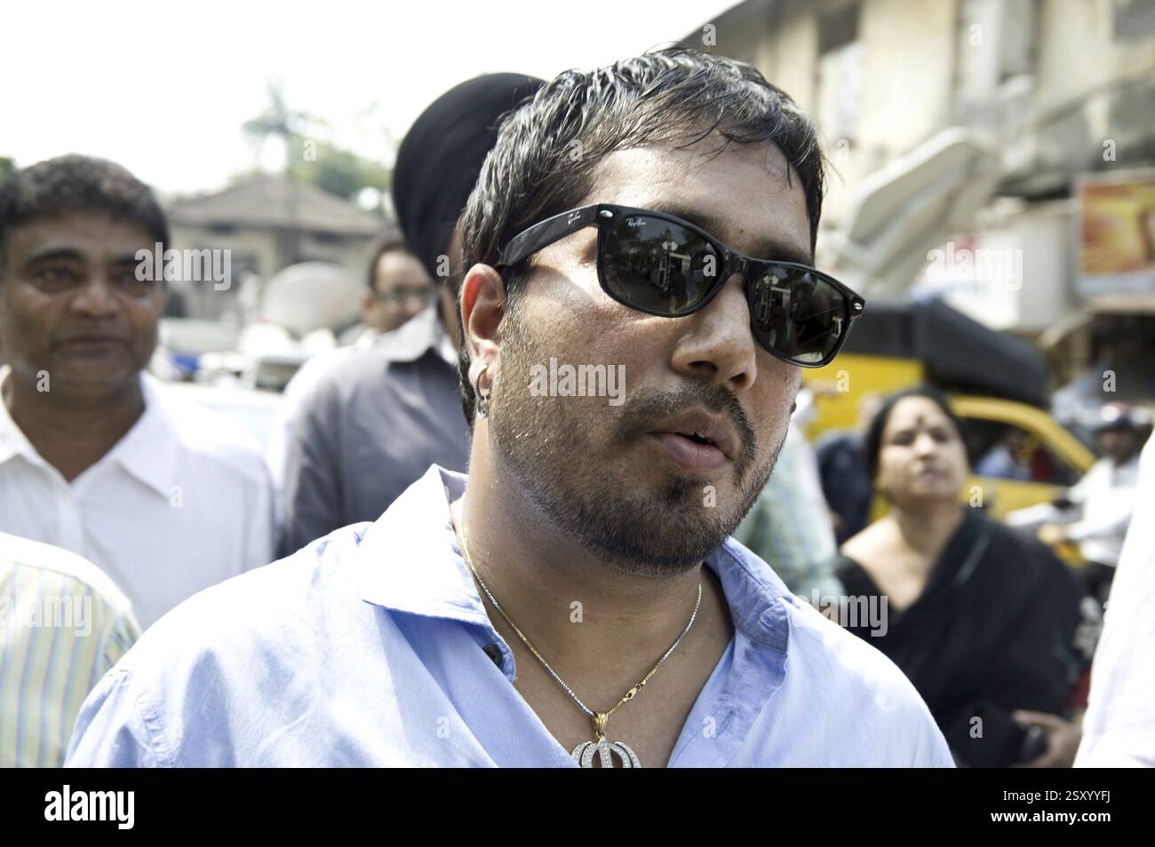 Indian Pop singer Mika Singh Mumbai Maharashtra India Asia Stock Photo ...
