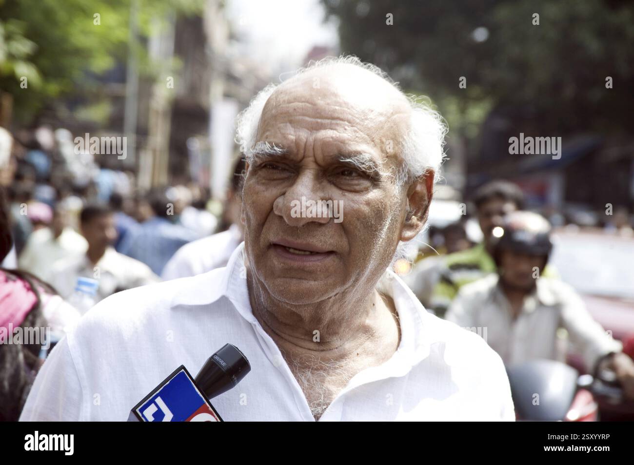 Indian Bollywood director Yash Raj Chopra Mumbai Maharashtra India Asia ...