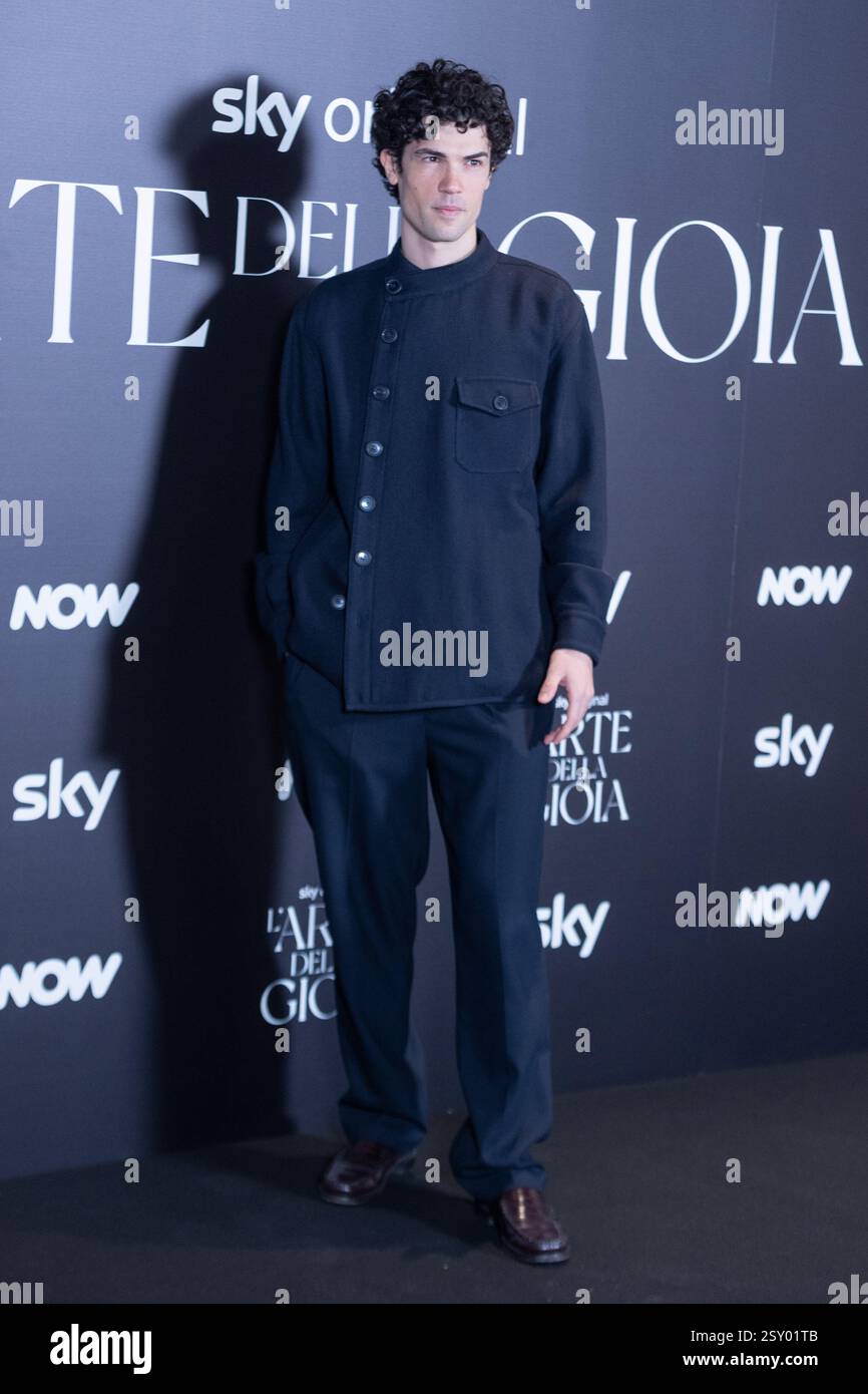 Rome, Italy. 24th Feb, 2025. Italian actor Giuseppe Spata attends the ...