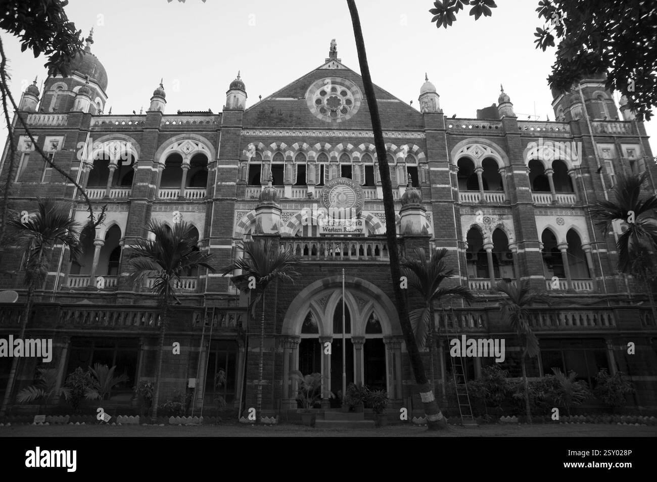Western railway building churchgate at mumbai maharashtra India Stock ...