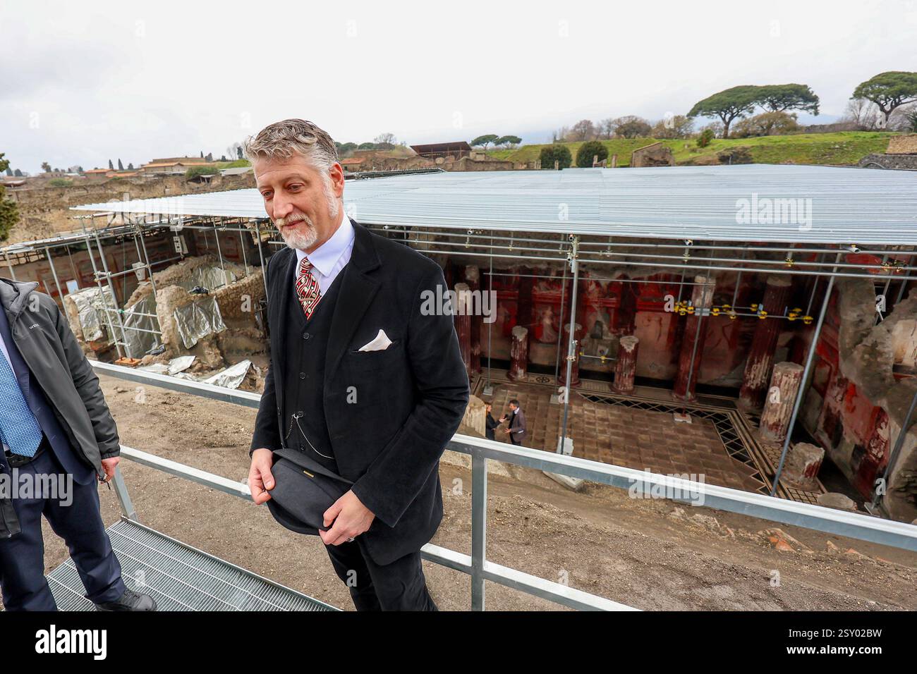 Pompeii, Italy, 26 February 2025. The Minister of Cultural Heritage ...