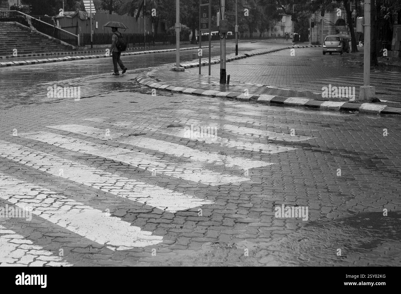 Zebra Crossing Street Horniman Circle Mint Road Mumbai Maharashtra ...