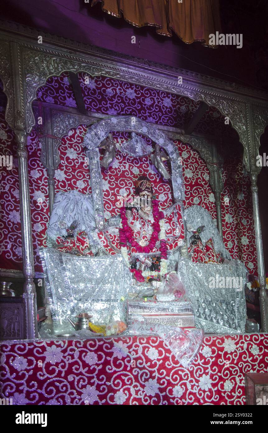 Shrinathji idol, gang shyam ji temple, jodhpur, rajasthan, india, asia ...