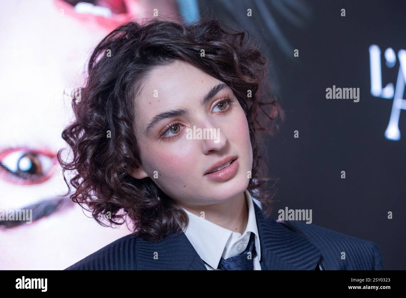 Rome, Italy. 24th Feb, 2025. The actress Tecla Insolia attends the ...