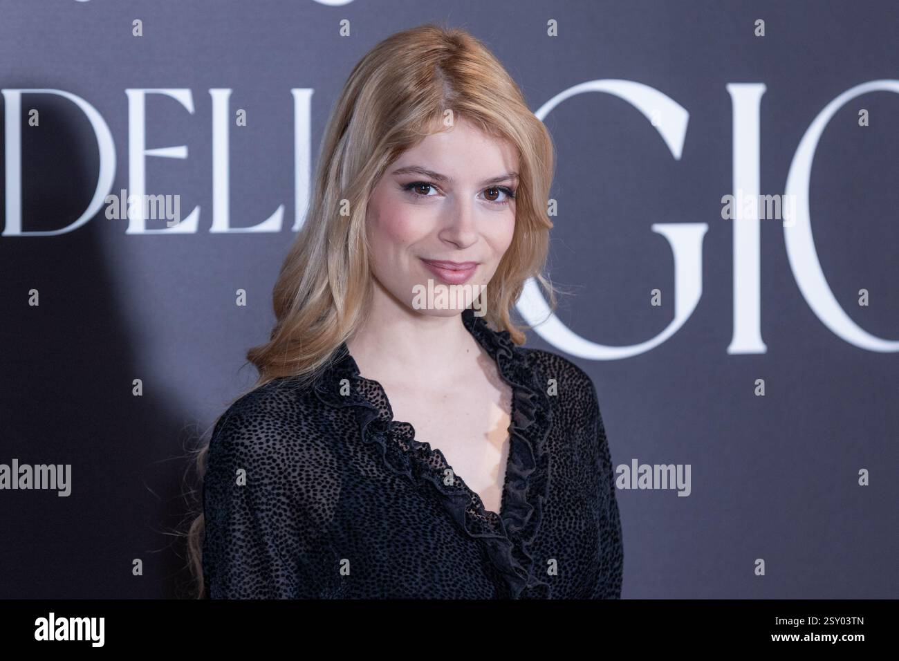 February 24, 2025, Rome, Italy: The actress Alma Noce attends the photocall of the TV series ...