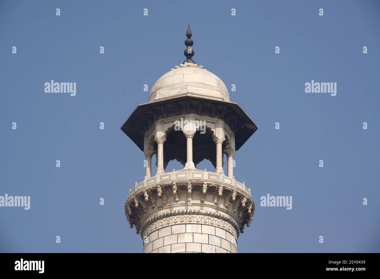 Minaret chhatris of taj mahal, agra, uttar pradesh, india, asia Stock ...