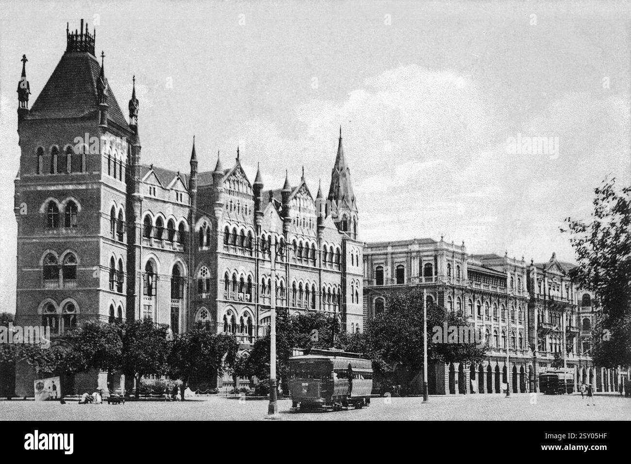 Old vintage photo of Oriental building and Hornby Road mumbai ...