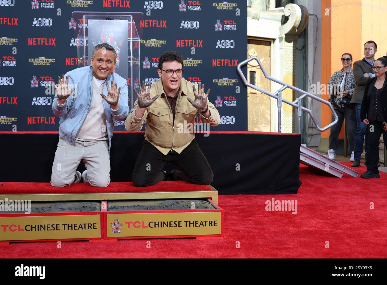 Ca. 21st Feb, 2025. Joe Russo, Anthony Russo at the induction ceremony for Russo Brothers ...