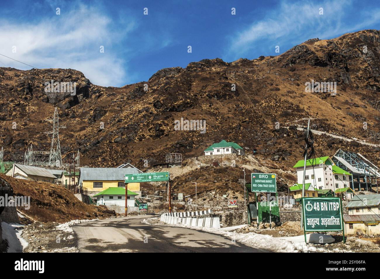Old silk route road, sikkim, india, asia Stock Photo - Alamy