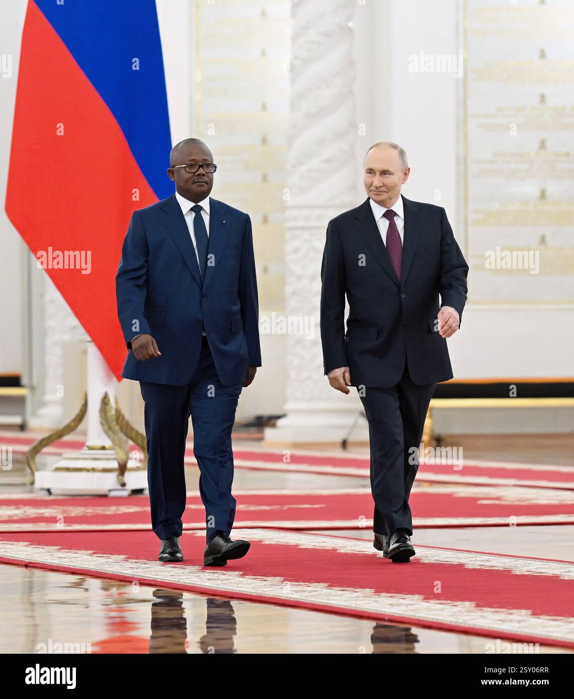 Moscow, Russia. 26th Feb, 2025. President of Guinea-Bissau Oumarou ...