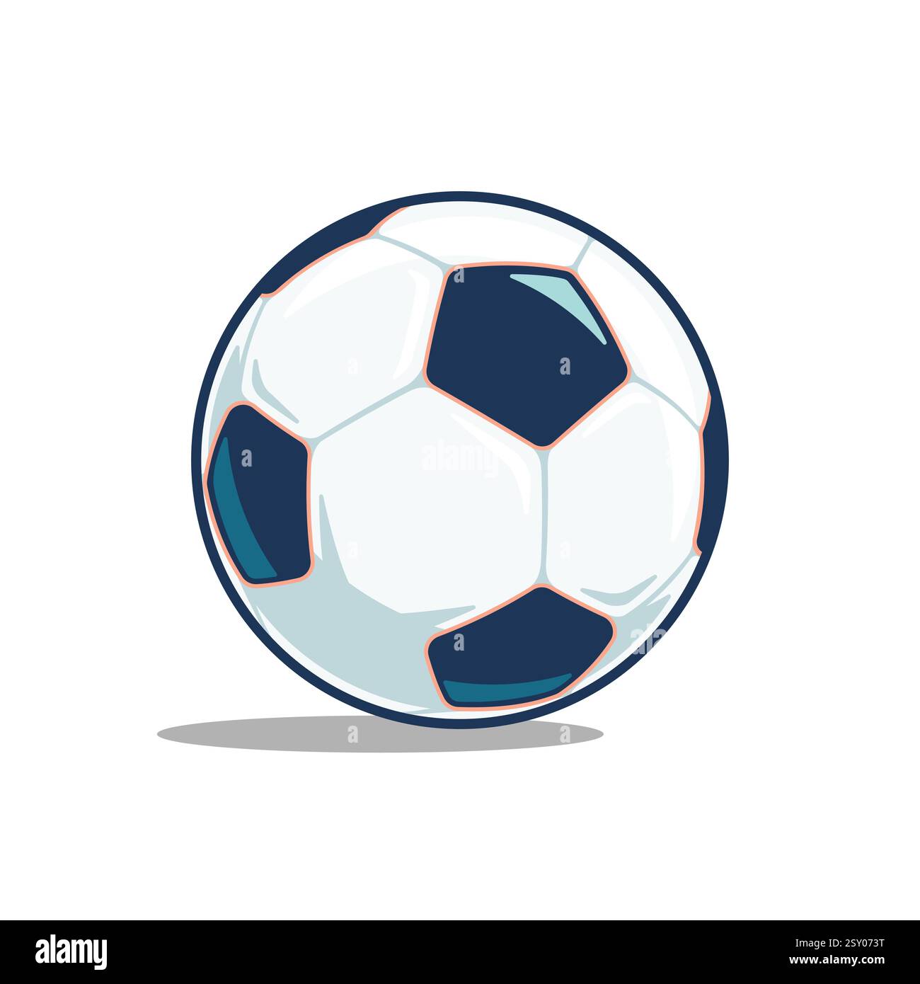 Soccer ball in background Stock Vector Images - Alamy