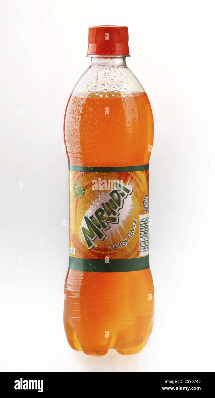 Chilled Mirinda Orange Drink Stock Photo - Alamy