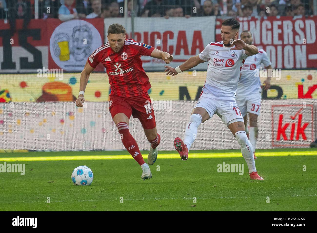 23.02.2025, Fussball: 2. Bundesliga, Saison 2024/2025, 23. Spieltag, 1. FC Koeln - Fortuna ...