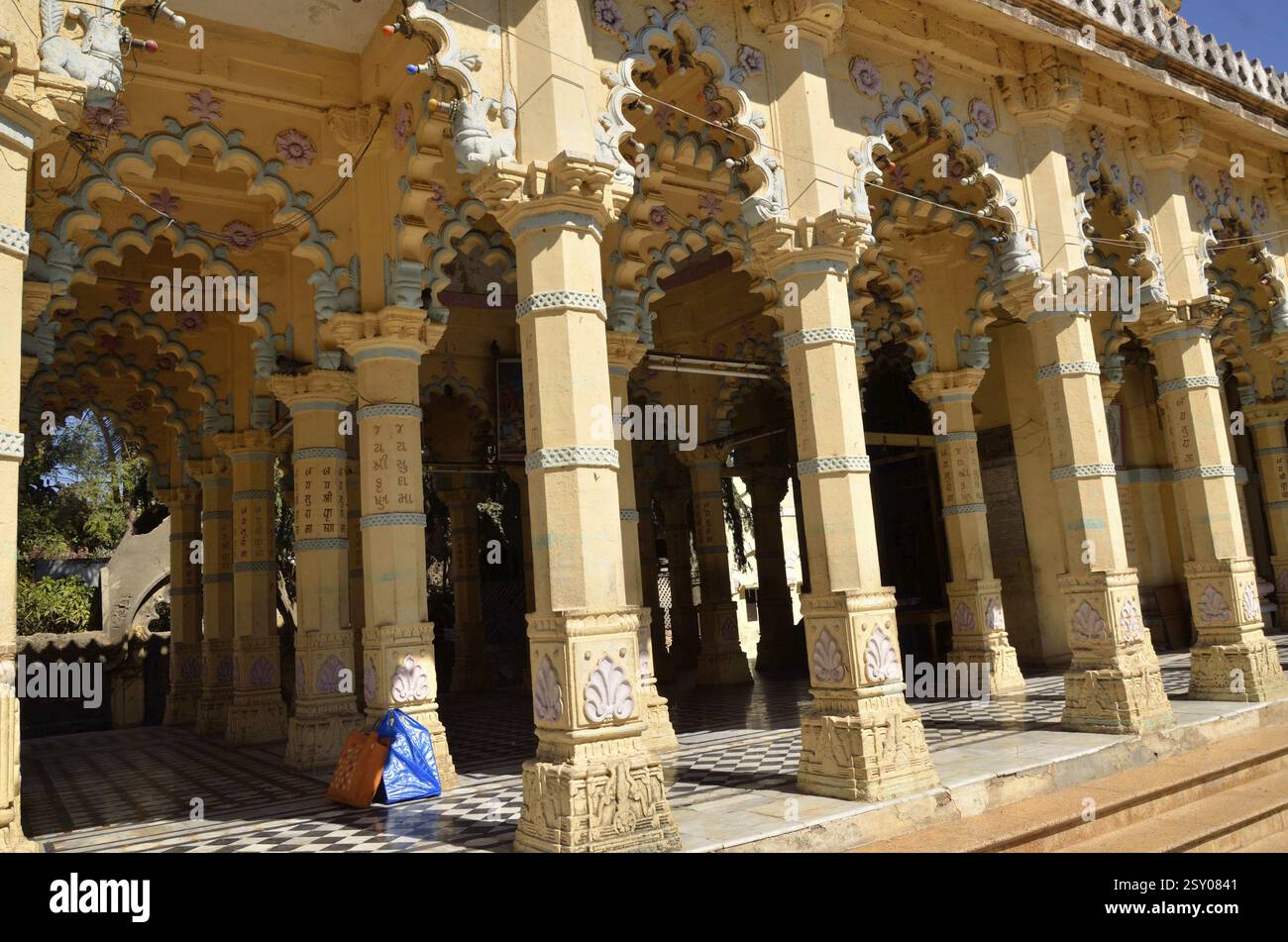 Temple of Krishna and Sudama in Sudama Puri Porbandar Gujrat India Asia ...