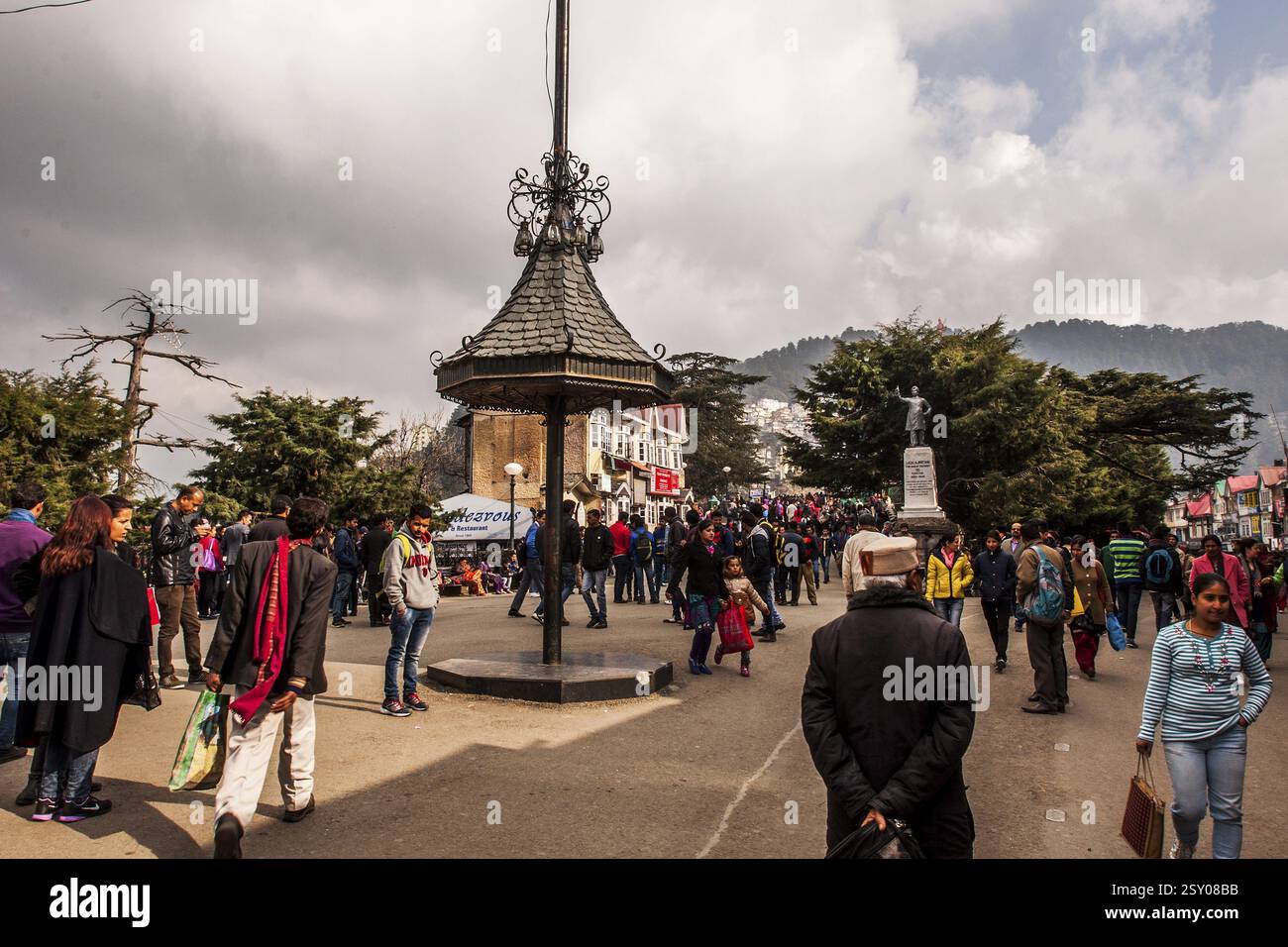 Scandal point, shimla, himachal pradesh, india, asia Stock Photo - Alamy