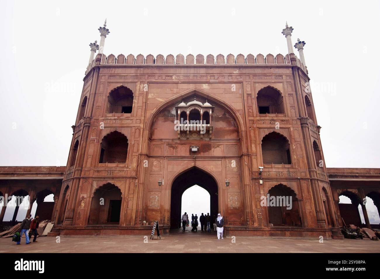 Main entrance gate of Jama Masjid at Delhi India Stock Photo - Alamy