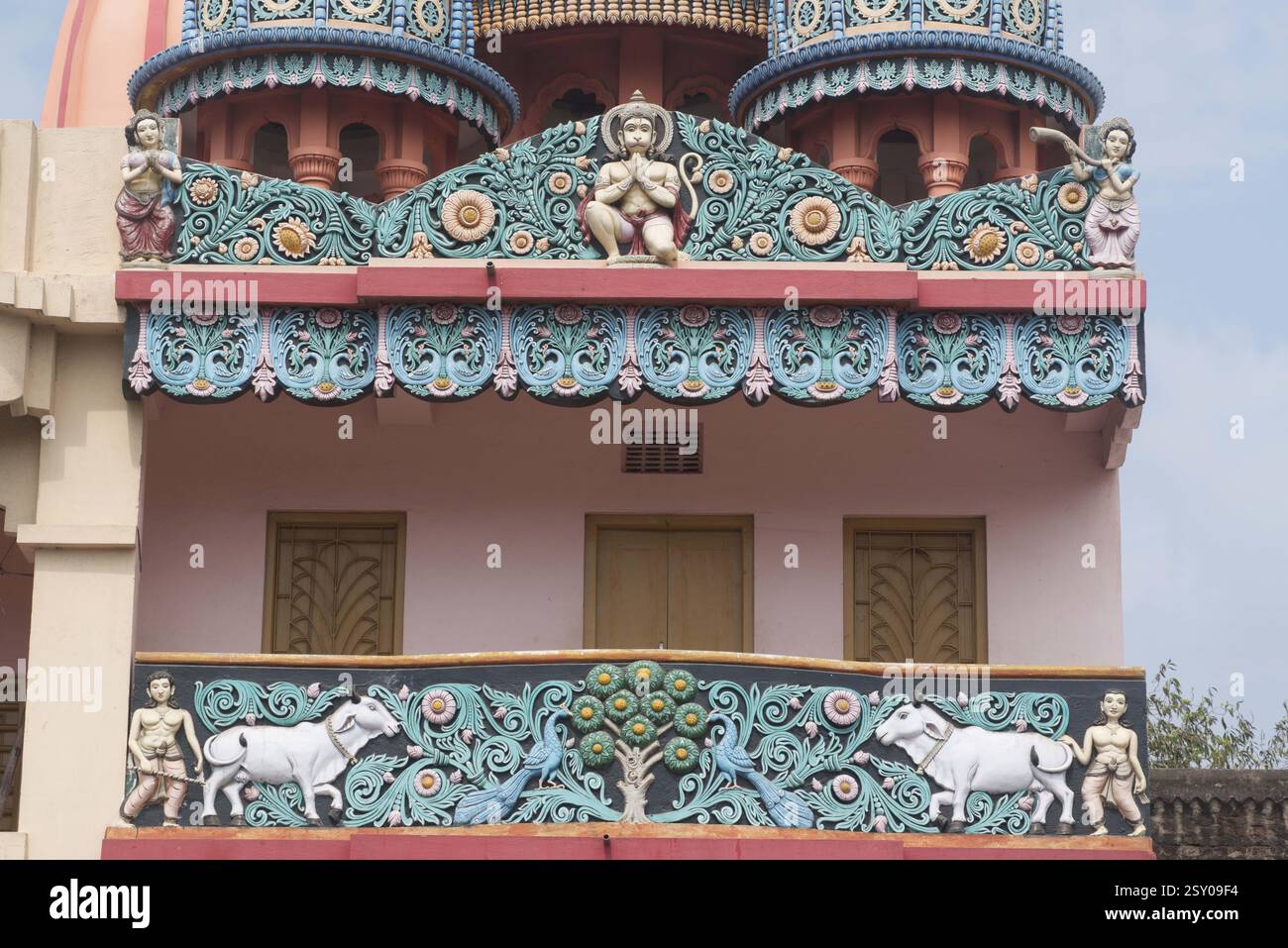 Hanuman statue, chaitanya gaudiya math, puri, orissa, india, asia Stock ...