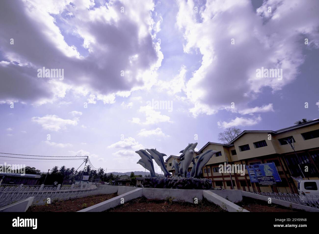 Landscape of Diglipur Dolphin Square Andaman India Asia Stock Photo - Alamy