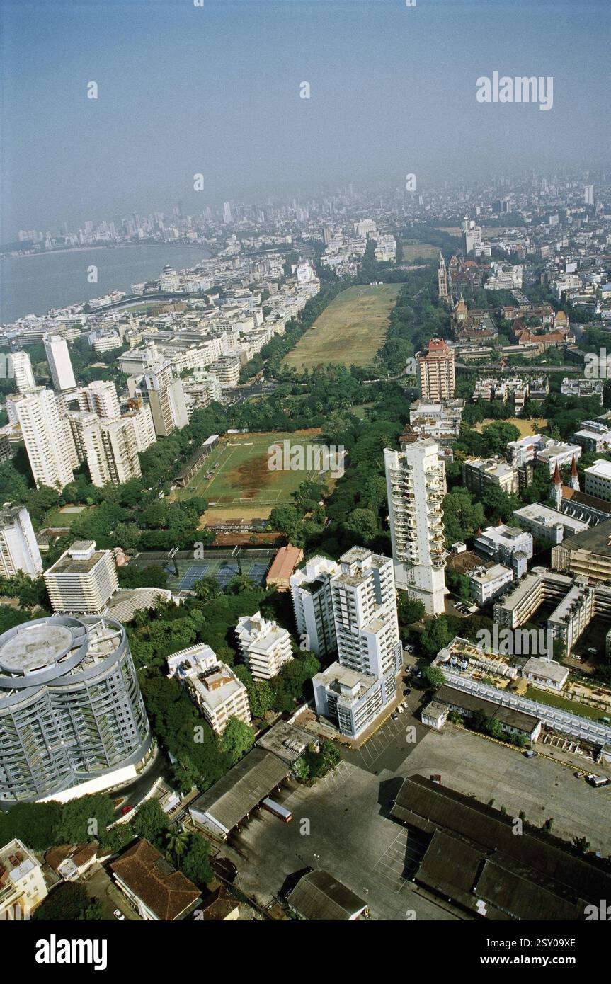 Aerial view of azad and cross maidan at mumbai maharashtra India Stock ...