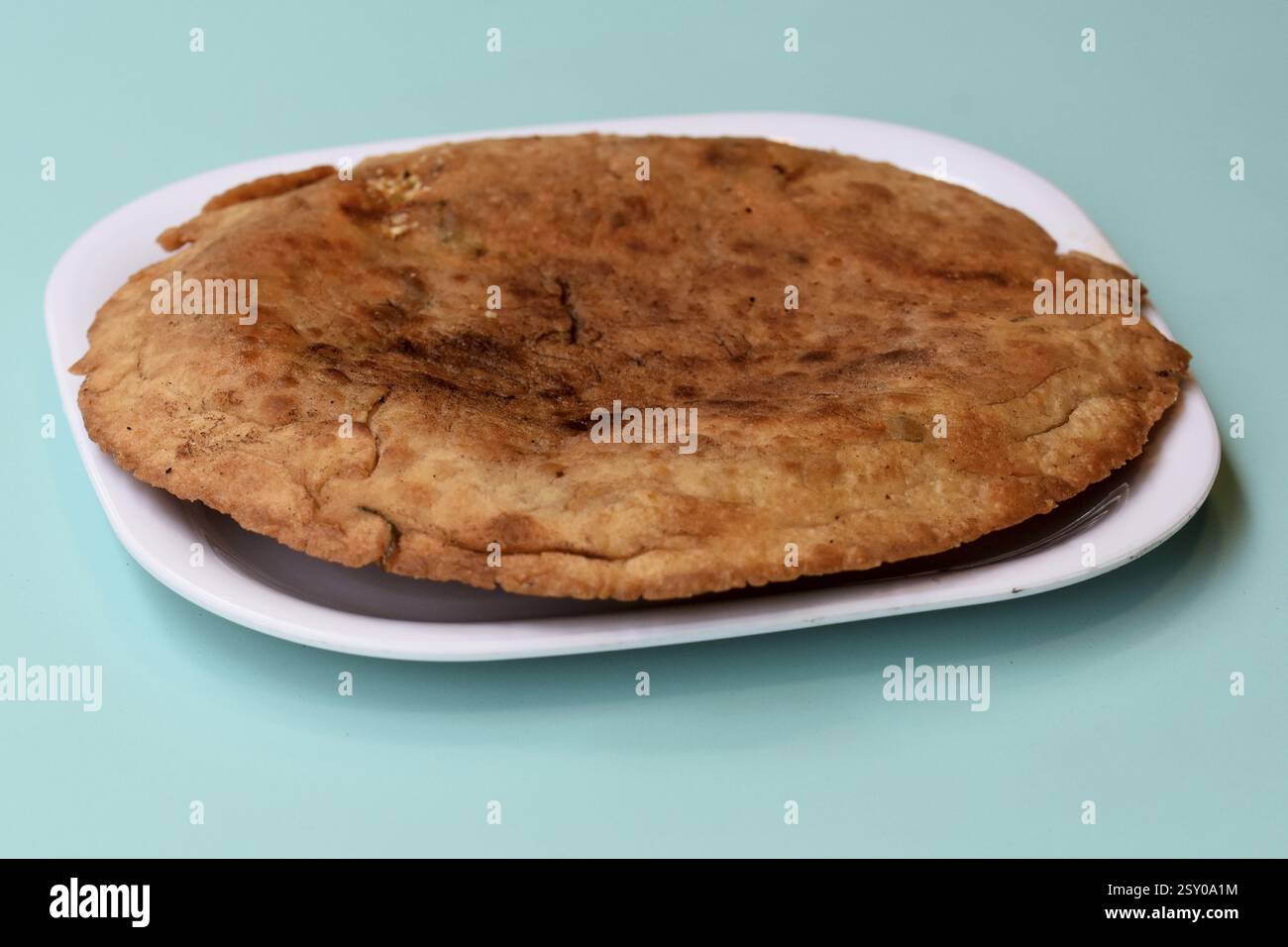 Indian flatbread - Aloo Kulcha with Choley or Stuffed Potato Bread or ...