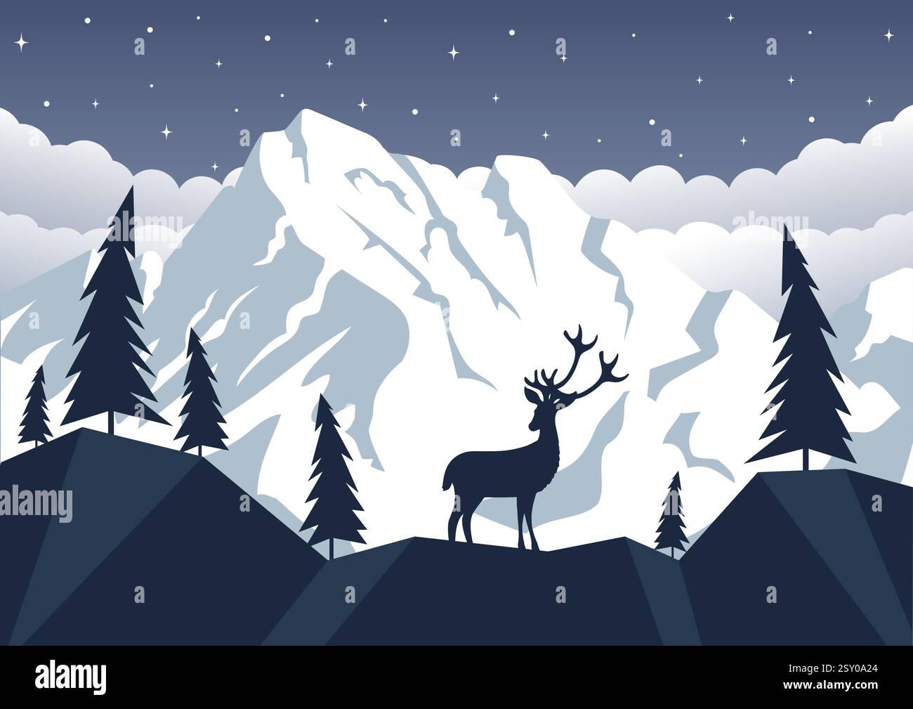 Vintage retro American mountains. National park for outdoor adventure ...