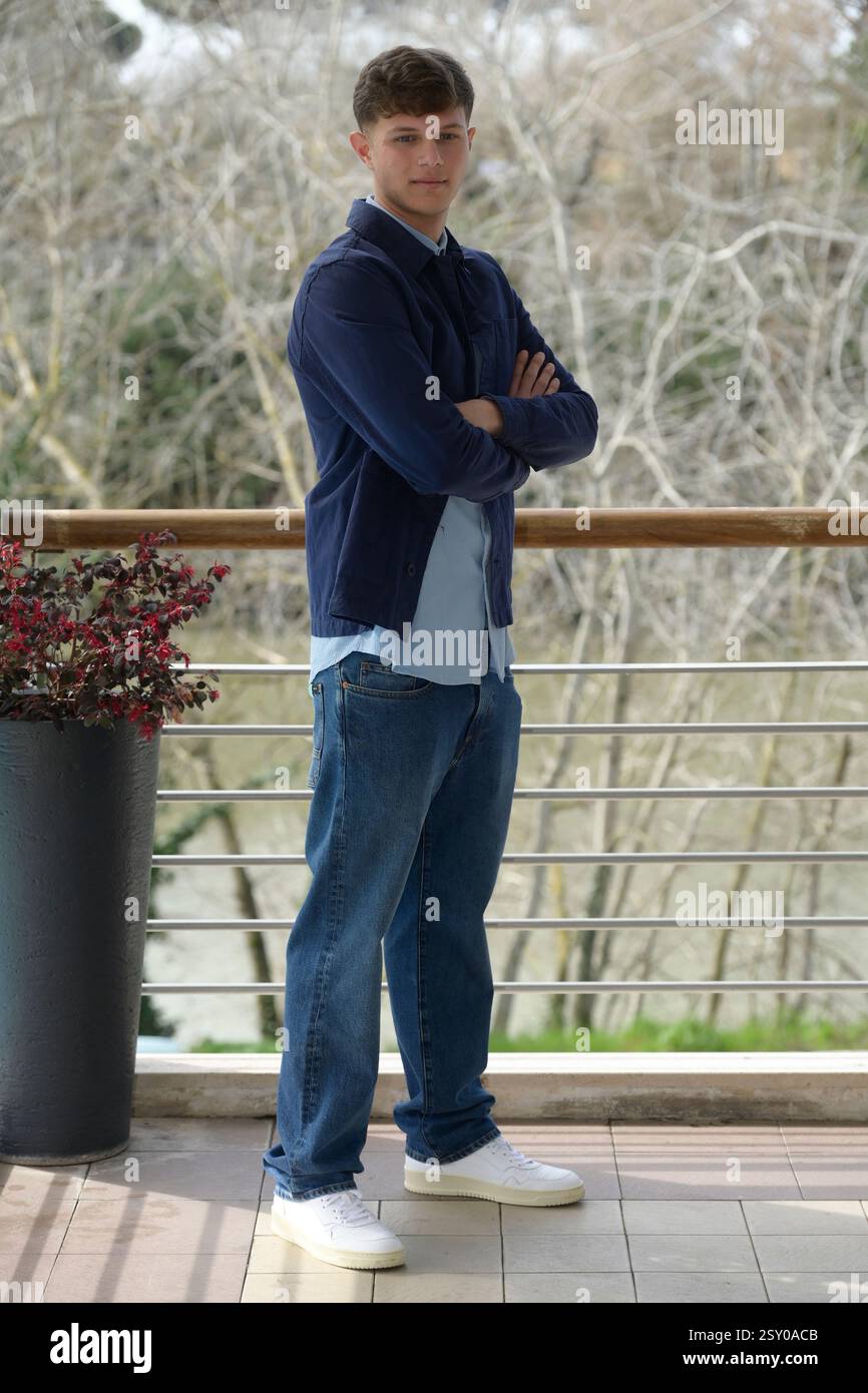 Rome, Italy. 26th Feb, 2025. Alfonso Capuozzo attends the photocall of ...