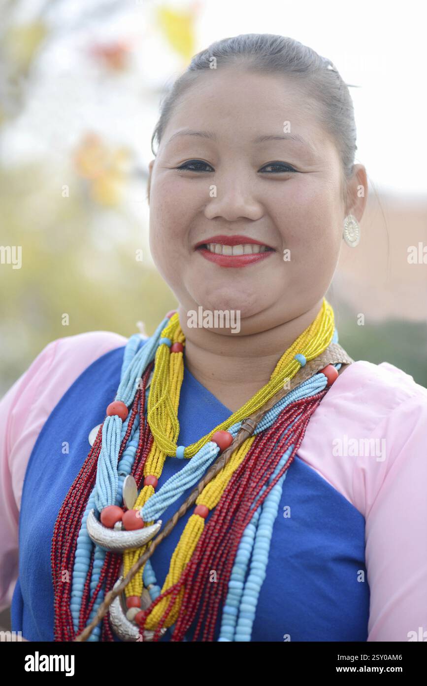 Nyishi tribe woman, arunachal pradesh, india, asia, mr#786 Stock Photo ...