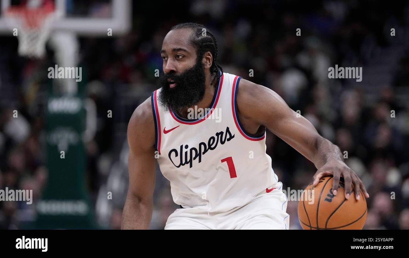 LA Clippers' James Harden during the second half of an NBA basketball ...