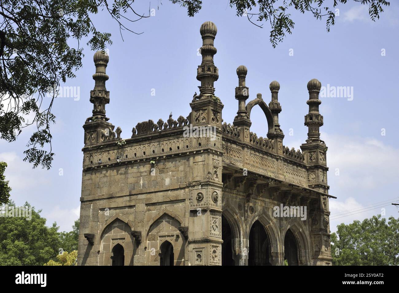 Minar of Damadi mosque Ahmednagar Maharashtra India Stock Photo - Alamy