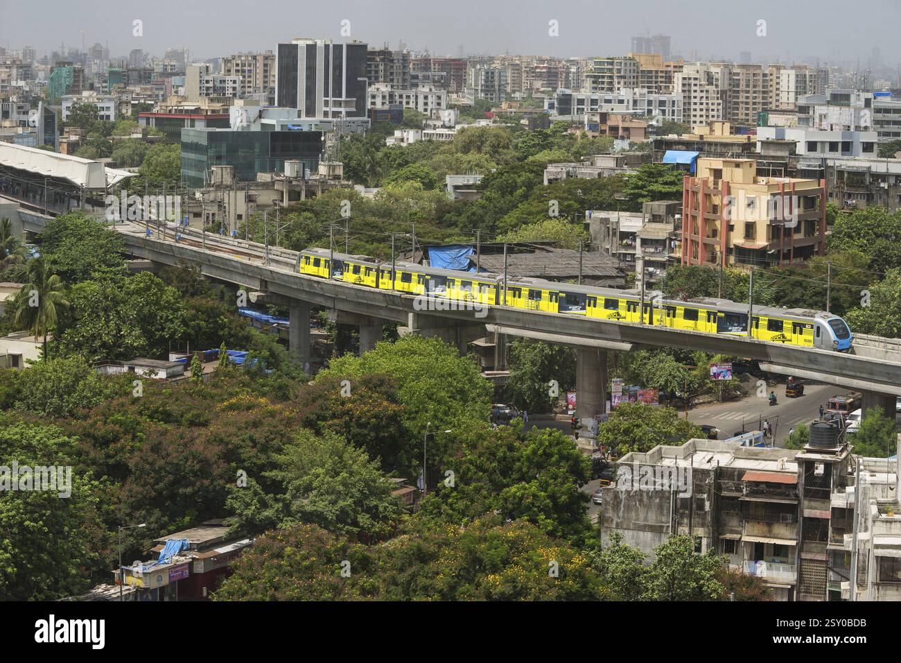 Mumbai metro ghatkopar to versova, mumbai, maharashtra, india, asia ...