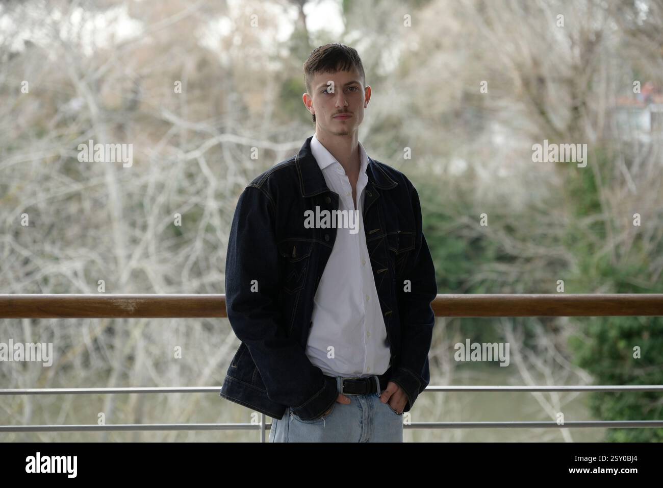 Rome, Italy. 26th Feb, 2025. Francesco Alessandro Luciani attends the ...