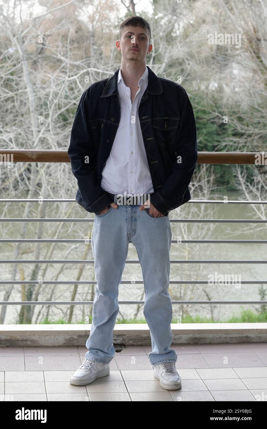 Rome, Italy. 26th Feb, 2025. Francesco Alessandro Luciani attends the ...