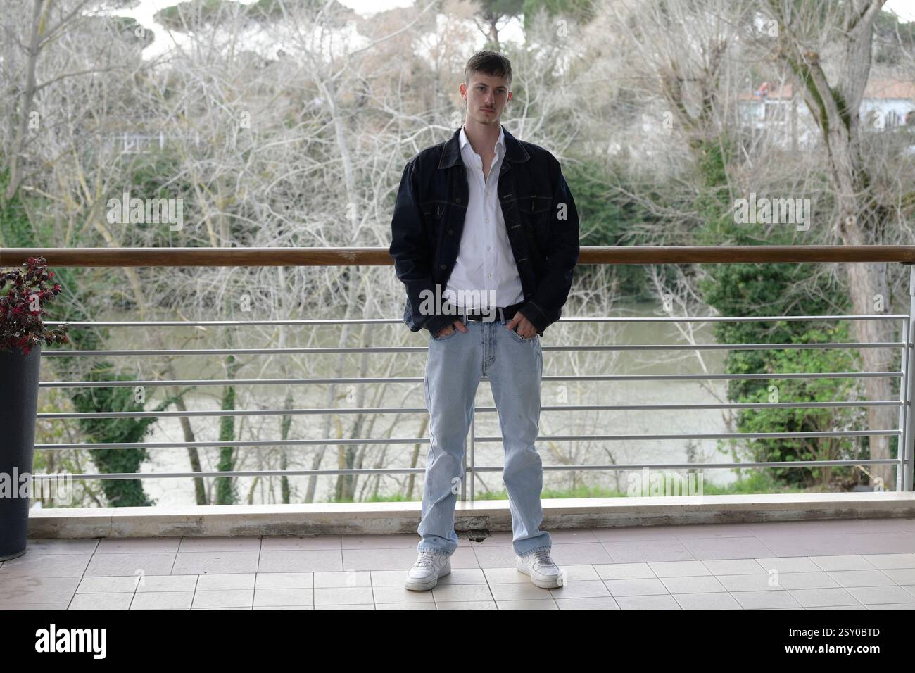 Rome, Italy. 26th Feb, 2025. Francesco Alessandro Luciani attends the ...