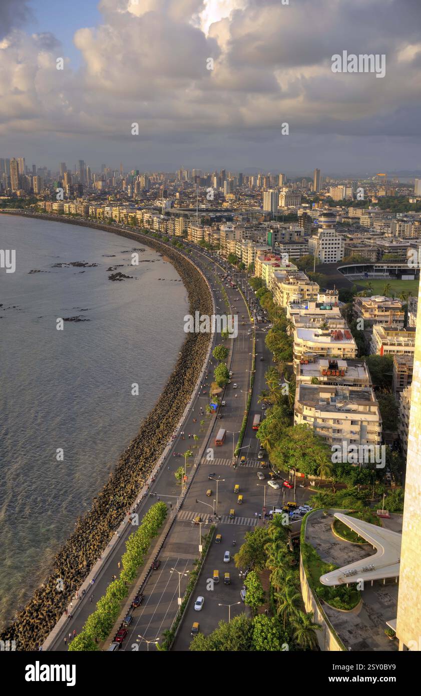 Aerial view, nariman point, mumbai, maharashtra, india, asia Stock ...