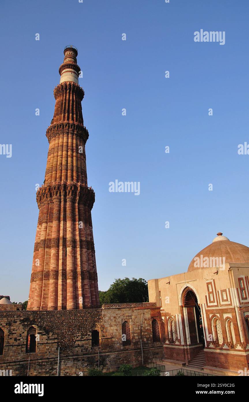 Kutub Minar Delhi India Asia Stock Photo - Alamy